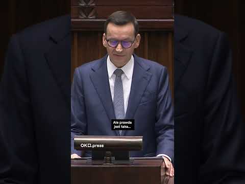 Mateusz Morawiecki to niepoprawny feminista? 👁👄👁 #sejm #polityka #polska #morawiecki