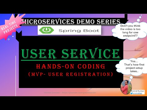 #22.2 User Service | Register User | Hands on Coding