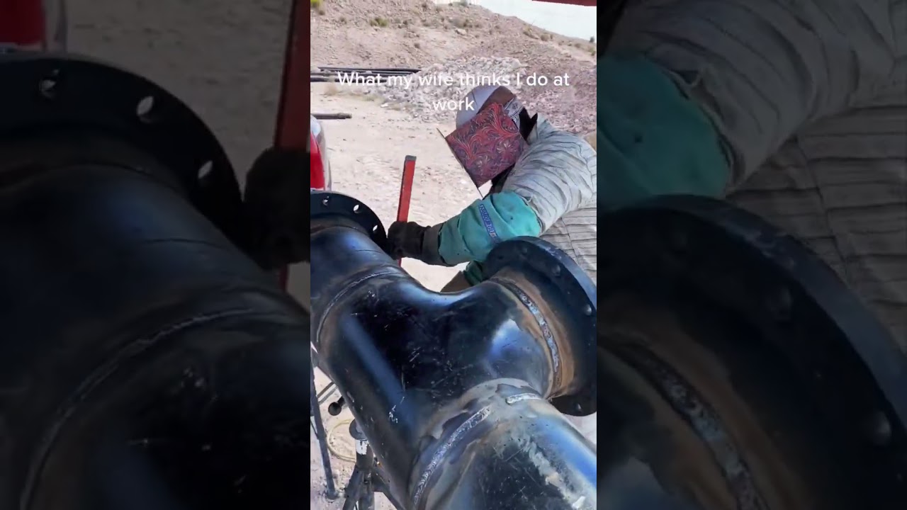 Life of A Rig Welder. Repost from @weld_it(TikTok) #yeswelder #shorts #rigwelder #welder #welderlife