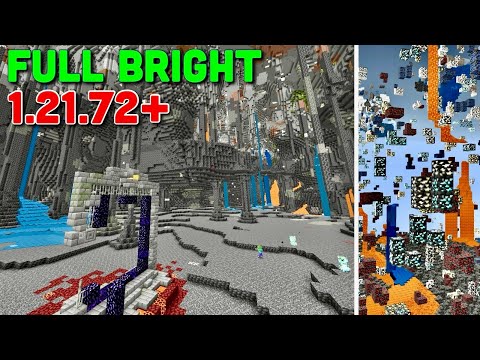 How to Install FULL BRIGHT Shader Minecraft Bedrock 1.21.72+ (Android, iOS & Windows)