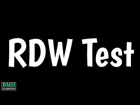 RDW Test | Red Cell Distribution Width Test | RBC Indices | RDW And MCV Comparison |