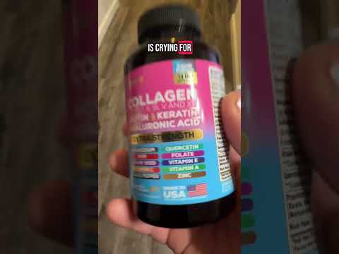 Zoyava Collagen Supplement - Type I, II, III, V and X - with Biotin, Keratin, Hyaluronic Acid