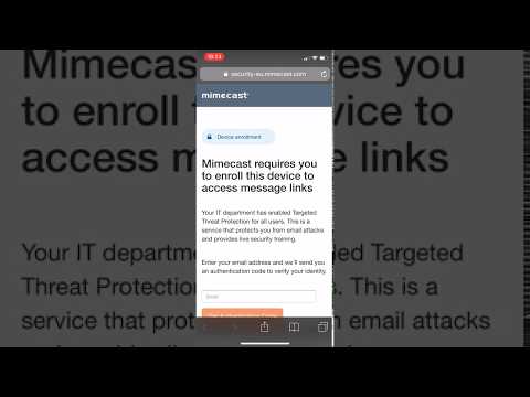 Mimecast TTP & Private Browsing