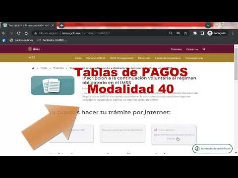 Cómo Consultar la Tabla de Pagos 💰 de Modalidad 40 IMSS 2024 | LIMITE ¿Cuánto DEBO pagar? ❤️