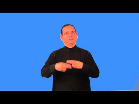 American Sign Language ASL Video Dictionary - recycle