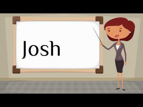 How do you say 'Josh' in Spanish?