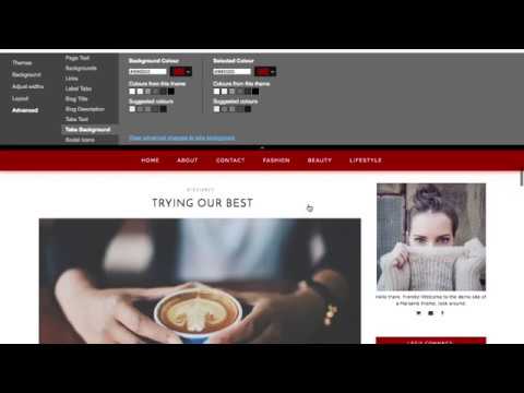 Moonrise Premade Blogger Template | Kotryna Bass Design