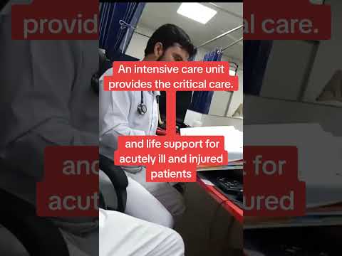 What is ICU in medical terms #mini Doc#nursing #love #medical #meditation #education #mbbs #happy