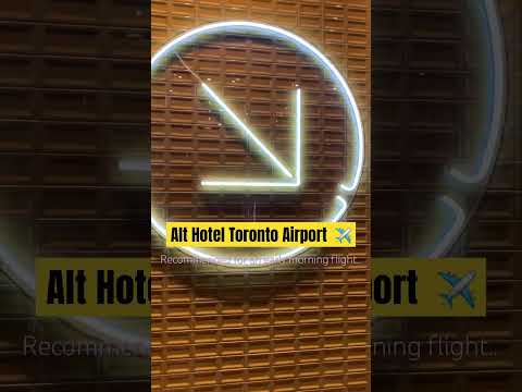 ALT Hotel. Pearson Airport. Early morning flight. Toronto, Canada. #shorts #canadalife #travelvlog