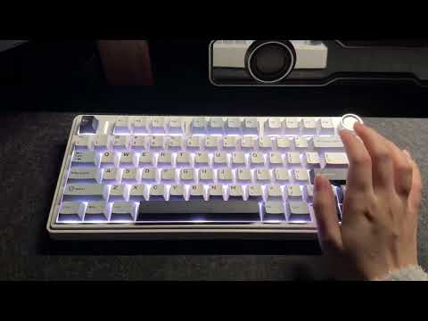 AULA F75 Tastatura Mecanica Gaming - Switch-uri Harvestor, 3 Moduri (Bluetooth/2.4G/Cablu), RGB,