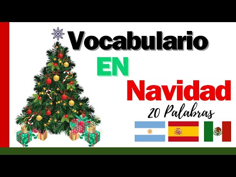 20 words about CHRISTMAS vocabulary in Spanish — Habla Español con José