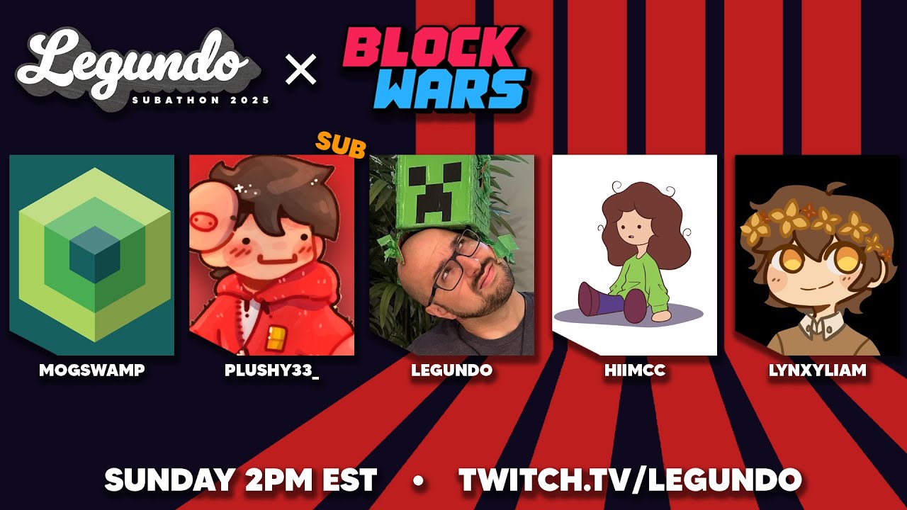 SUBATHON DAY 9 - Legundo x BLOCKWARS Invitational!