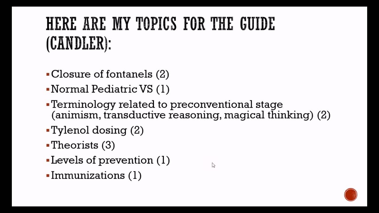Final Exam Topics Spring 2016