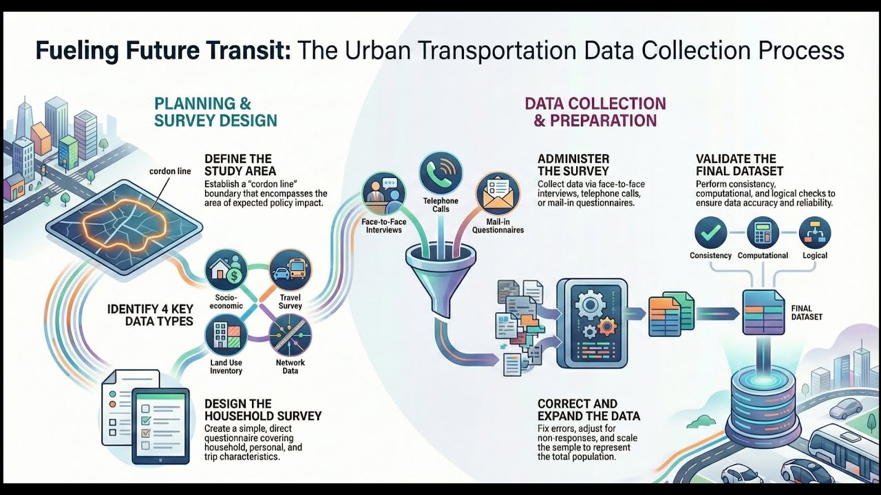 How Cities Collect Transport Data | Urban Mobility Study Explained 