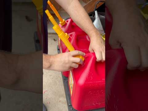 Easy Gas Can Spout Replacement. Say goodbye to that bad design.