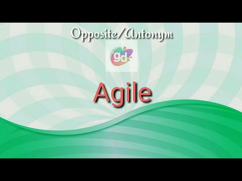 Agile Opposite/Antonym with Meaning||Googul Dictionary||