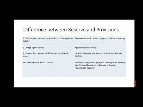 Concept Of Provisions