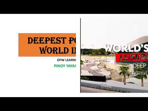 DEEPEST POOL IN THE WORLD IN DUBAI