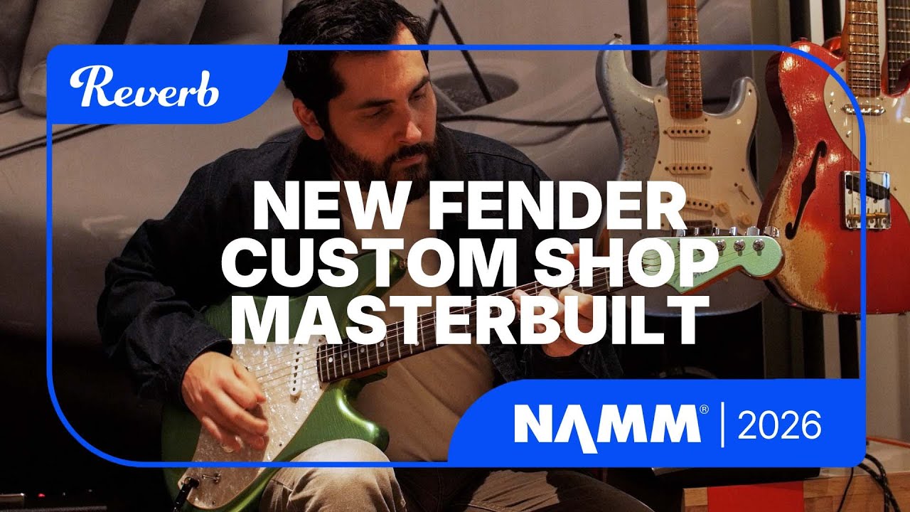 Fender's New Custom Shop Masterbuilt Guitars with Ariel Posen at NAMM 2026/Wood Wire Volts