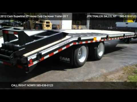 2012 Cam Superline 25' Heavy Duty Deckover Trailer-20 Ton - for sale in Holley, NY 14470