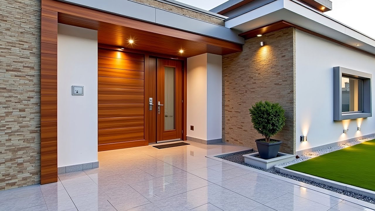 Top 100 Modern House Front Wall Designs & Front Door Ideas 2025 | Home Exterior Wall Design Trends