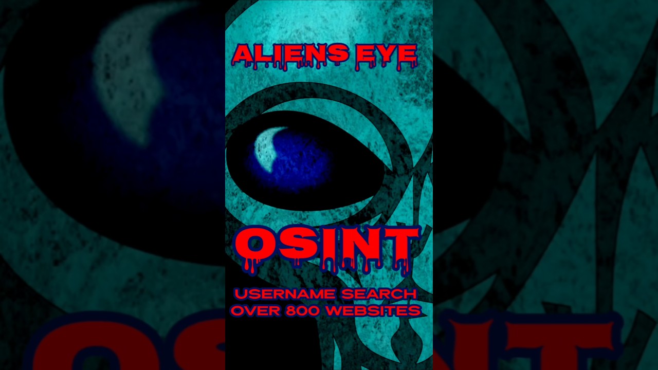 ALIEN'S EYE 👽 OSINT USERNAME SEARCH 👁️ 800 WEBSITES 🔍 #shorts #alien #termux  #osint #ethicalhacking