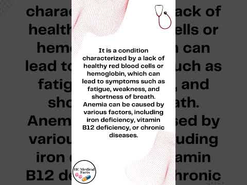 What is Anemia ?