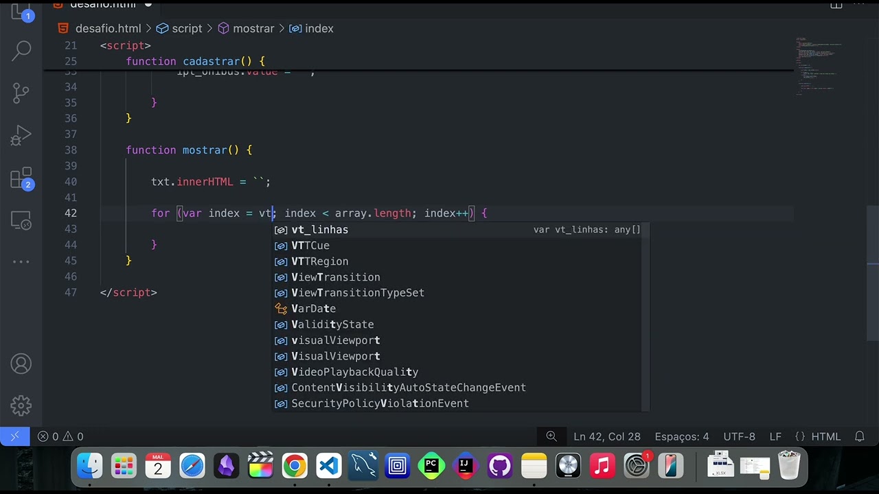 Solving College JavaScript CHALLENGE