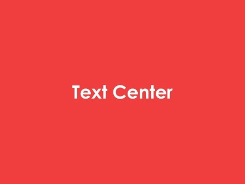 Perfectly Text align center tutorial - photoshop
