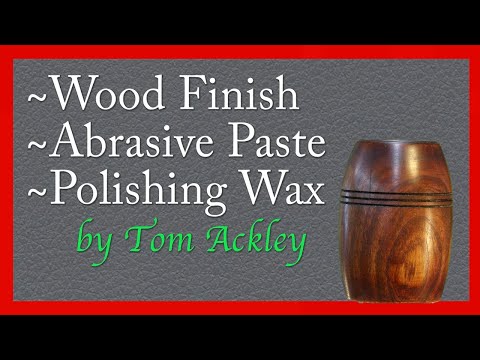 Discover....First Step Tung Oil Finish, Abrasive Paste, and Polishing ...