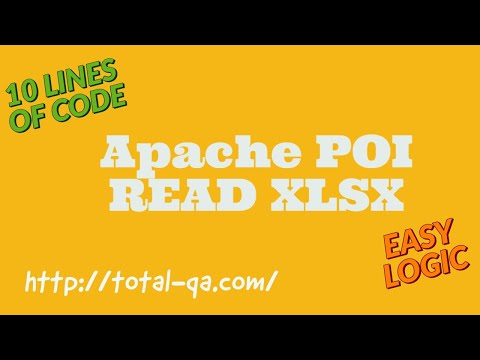 Read XLSX - Apache POI,Maven,Using for loop,Data Provider