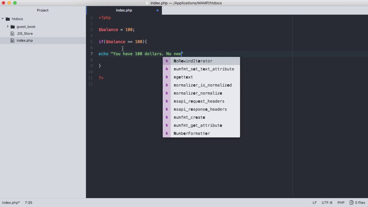 PHP Tutorial 6  - Conditional Statements (if/else if/else statements)