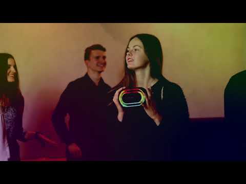Get the party started with the Creative HALO Bluetooth speaker with RGB lightshow