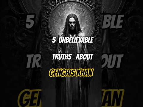 “5 Unbelievable Truths About Genghis Khan #shorts #history #genghiskhan#history#shortvideo#mongols