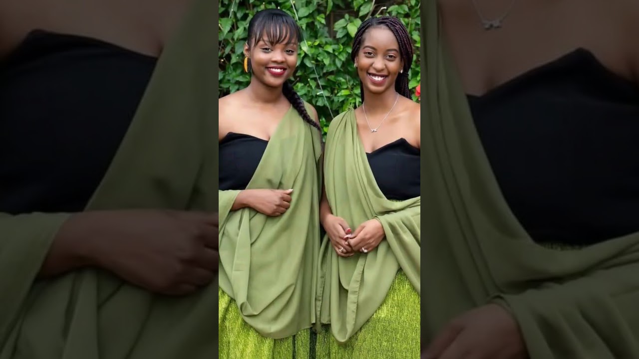 Rwandan beautiful women 's traditional outfits 😍