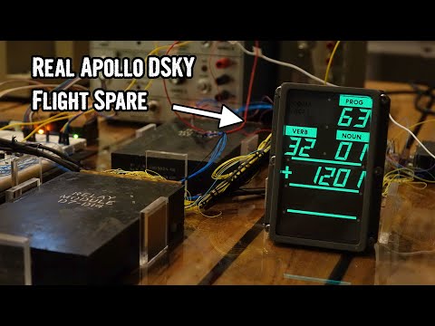 Relighting an authentic Apollo DSKY screen | The SWLing Post