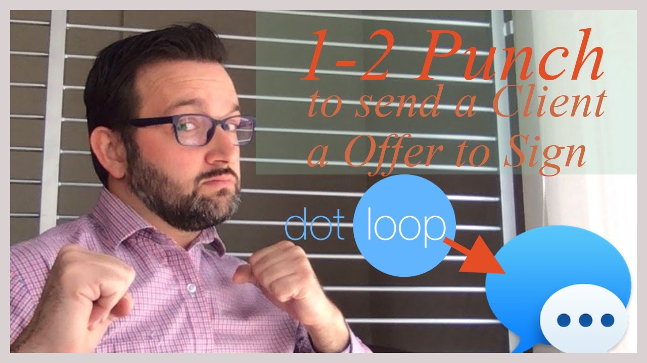 How to use Dotloop Text Messenger Feature to Send Contracts and Documents.