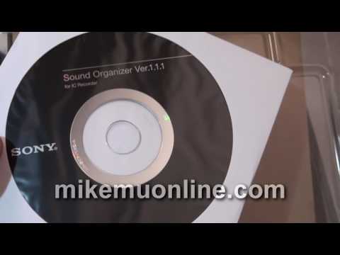 Sony ICD-SX712D Unboxing and Overview