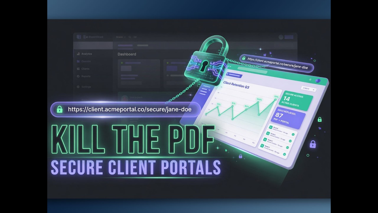 Stop Sending PDF SEO Reports. Send Cryptographic Client Portals.