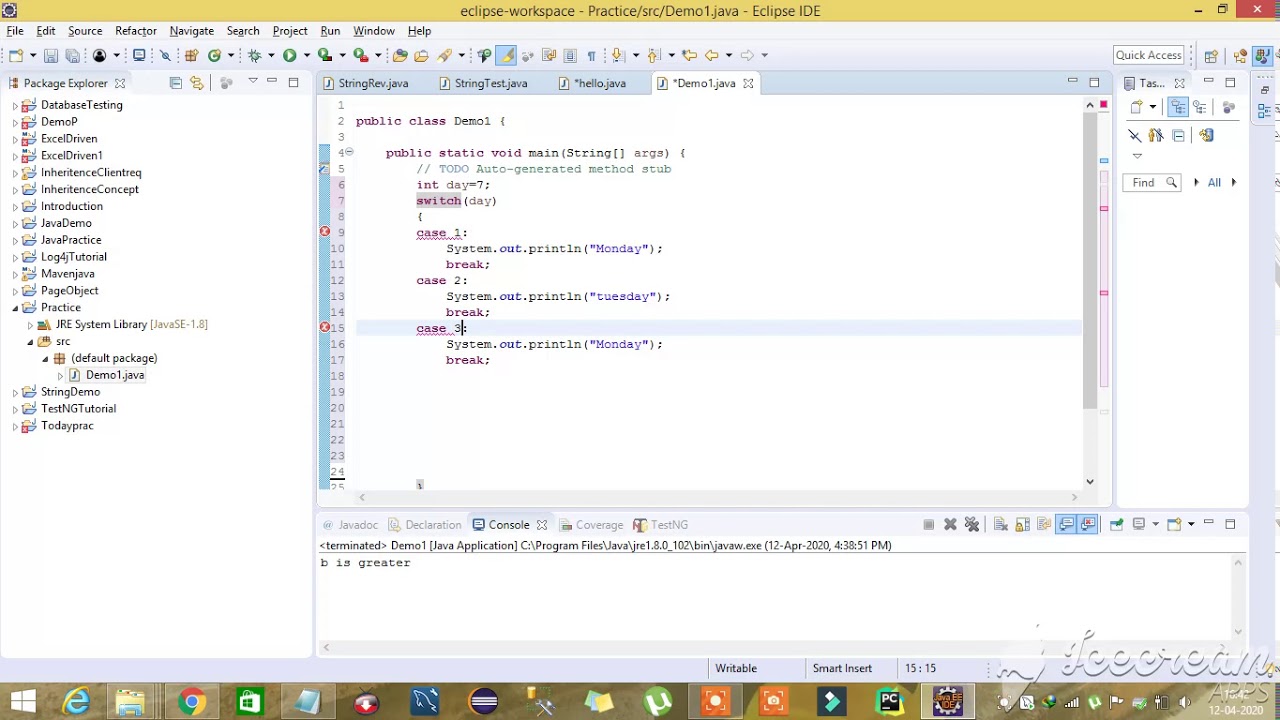 Java Programming Tutorial | Easy to Learn | Using switch statement