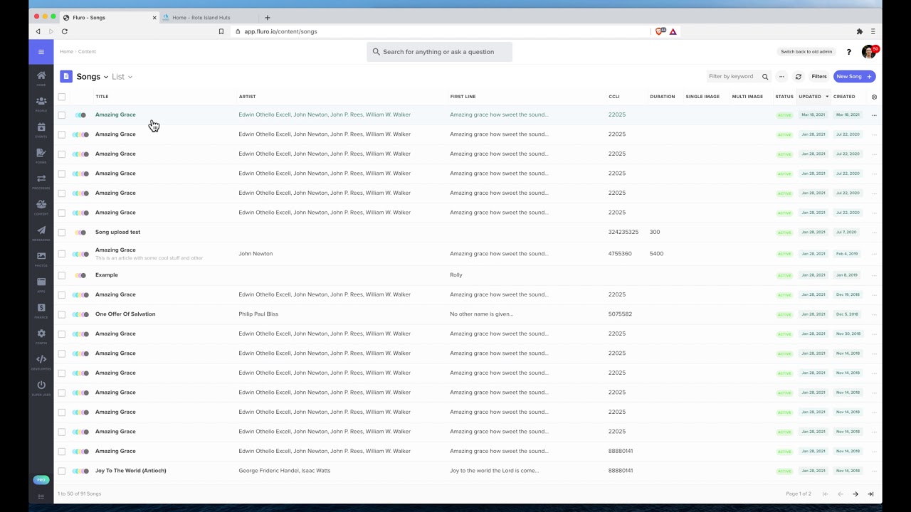 How to use the CCLI SongSelect Integration