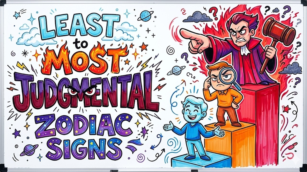 Least to Most Judgmental Zodiac Signs