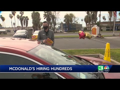 650 jobs available as McDonald's hosts drive-thru hiring event