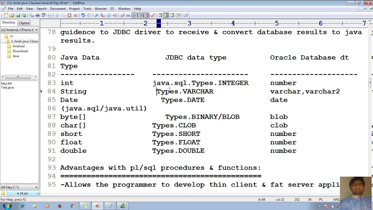 44 Advanced java tutorial | CallableStatement object to call pl/sql procedure from java | adv java