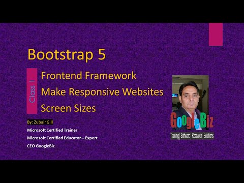 Bootstrap 5 Introduction Classes Container Responsive Sizes