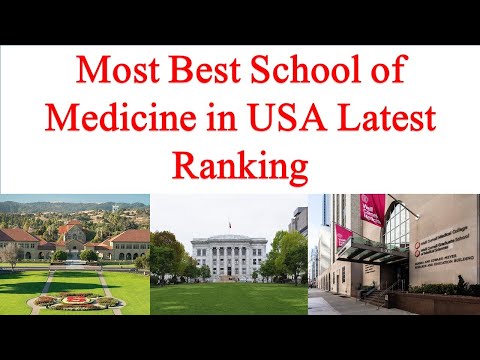 Most Best School of Medicine in USA New Ranking | Entire Education
