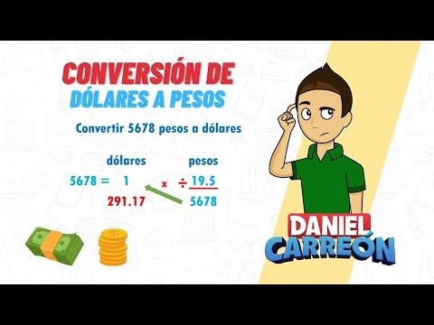 CONVERSIÓN DE PESOS A DOLARES Super facil - Para principiantes