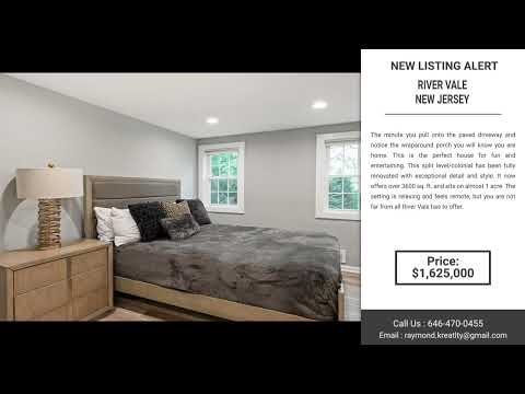 🏡 New Listing Alert: 1. River Vale real estate 2. Waterfront property for sale 3. Colonial style ...