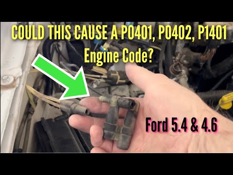 1998 Ford Expedition P0401, P0402, P1401 Engine Code/ A vaccum line could be your problem/ Eps. #89