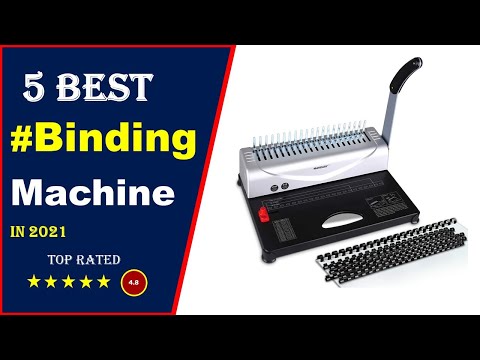 ✅ Top 5: Best Binding Machine For Homeschool 2021[Tested & Reviewed]